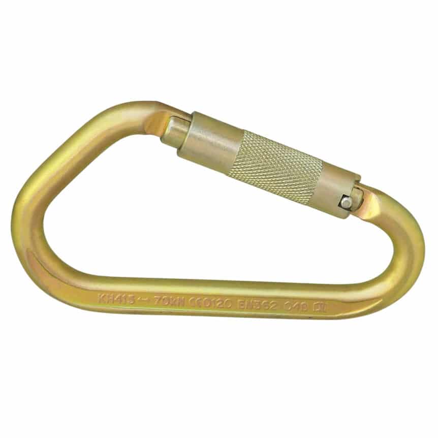Double Action Aluminum Carabiner - 5555S2 - Buckingham - Lineman ...