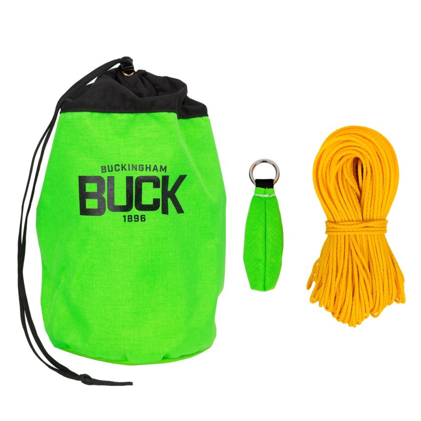 Buck Rope Bag (Hard Bottom) - 45691G4/45691B4 - Buckingham - Lineman ...