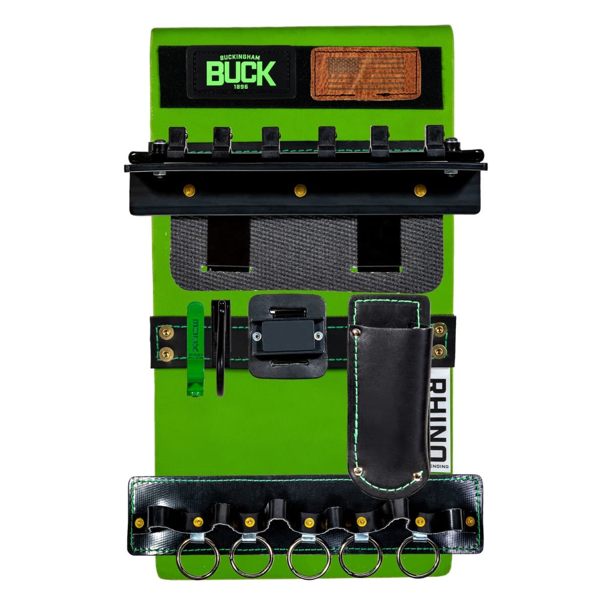 Customizable 10" x 18.5" Buck-It Rail Board with bucket lip ...