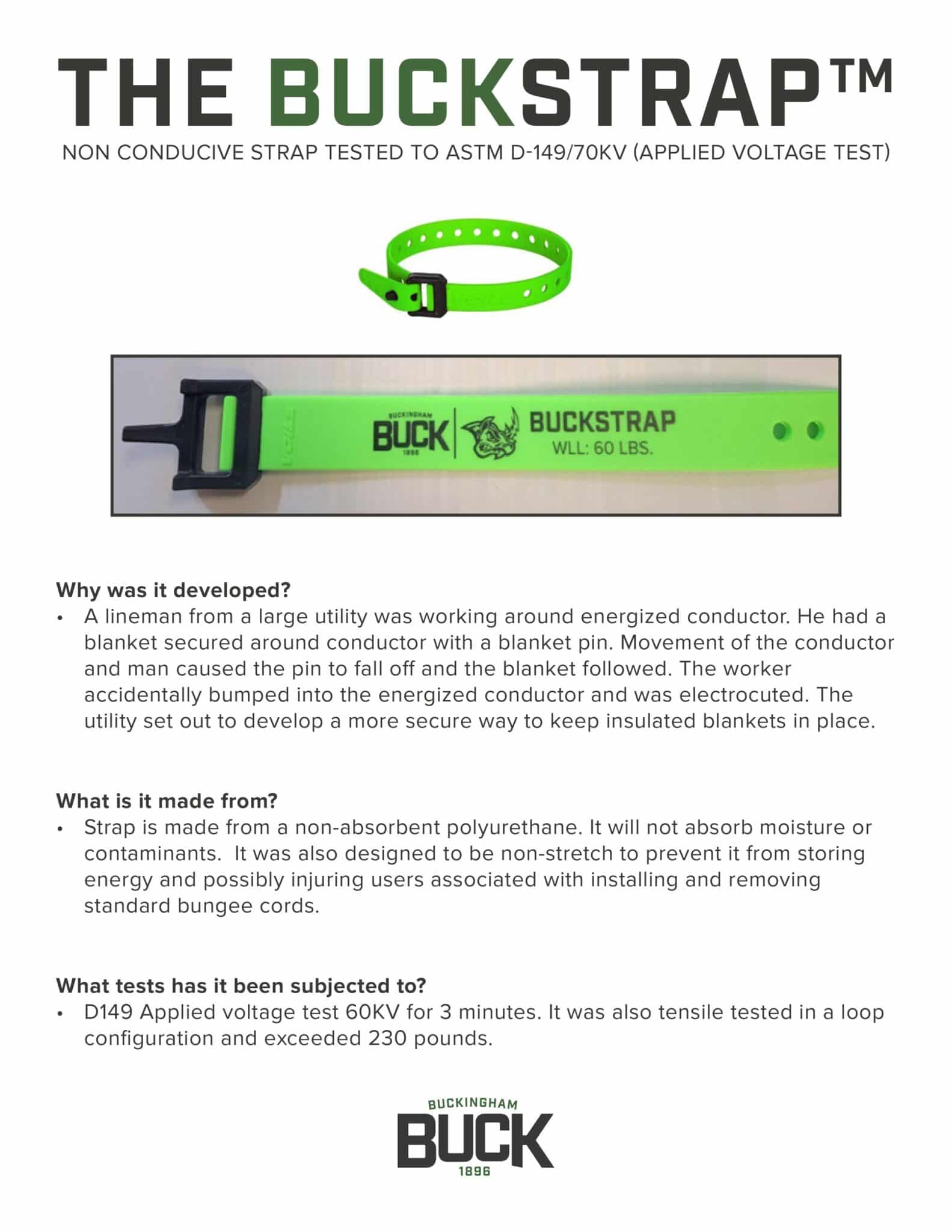 The BuckStrap™ (3 pack) - 2508 - Buckingham Manufacturing