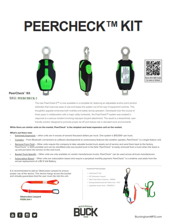 PeerCheck™ - Buckingham Manufacturing